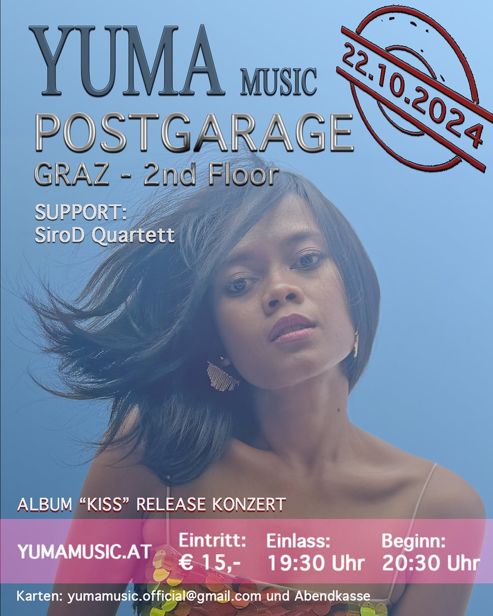 YUMA MUSIC: ALBUM "KISS" RELEASE KONZERT - postgarage ...