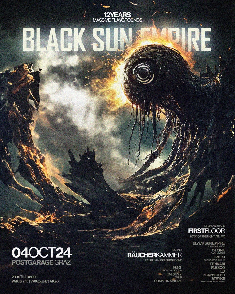 12 YEARS OF MASSIVE PLAYGROUNDS /W BLACK SUN EMPIRE [BLACKOUT, NL ...
